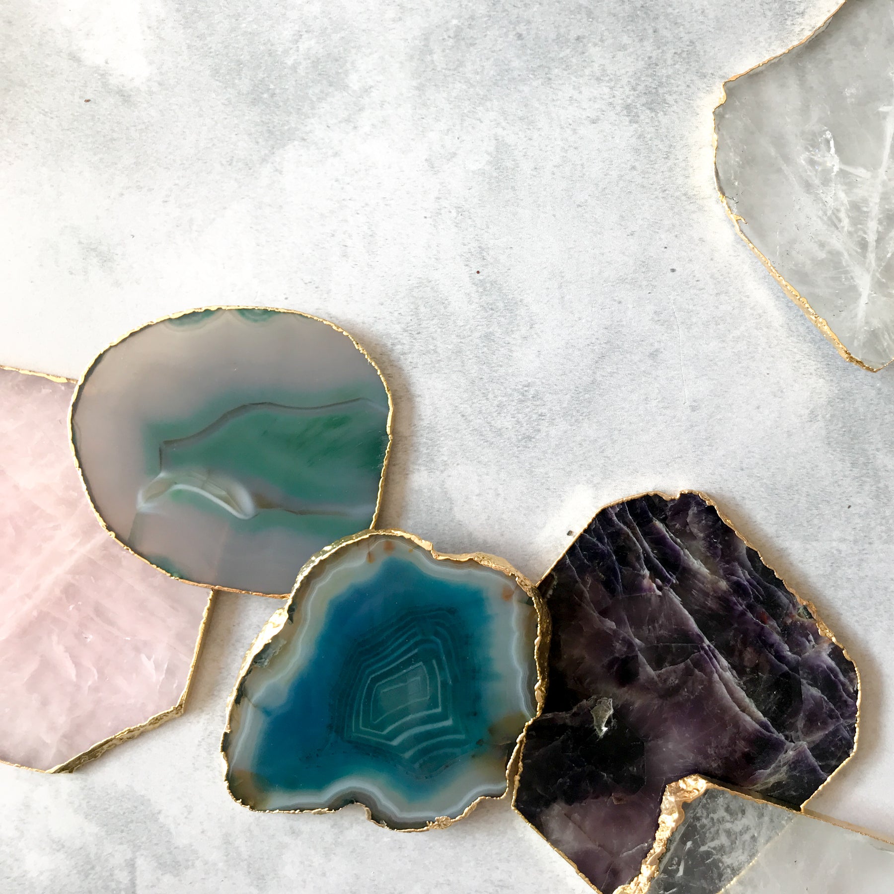 COASTERS | AGATE GREEN | SET of 2 – The Chairman Homeware and Furniture Co.